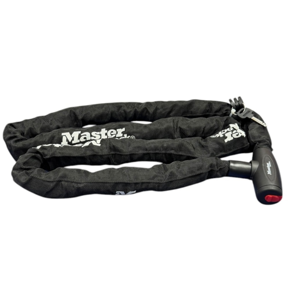 Used Master Lock Motor Bike Chain (4 Keys) - Own4Less